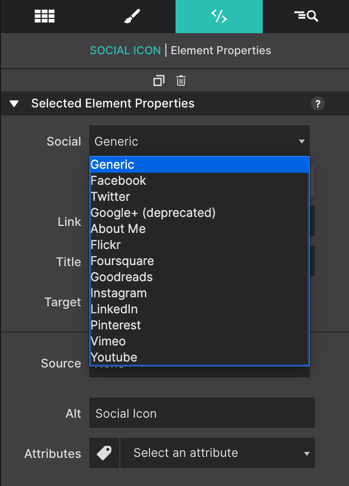 Content Pane Elements
